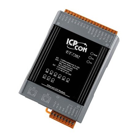 Icp Das 3 Channel Analog Inputs, 6 Digital Inputs and 3 Relay Outputs ET-7202 | Zoro